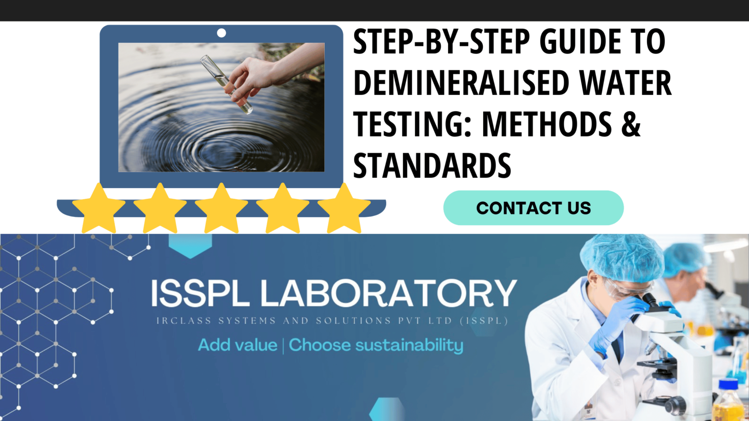 Step-by-Step Guide to Demineralised Water Testing: Methods & Standards