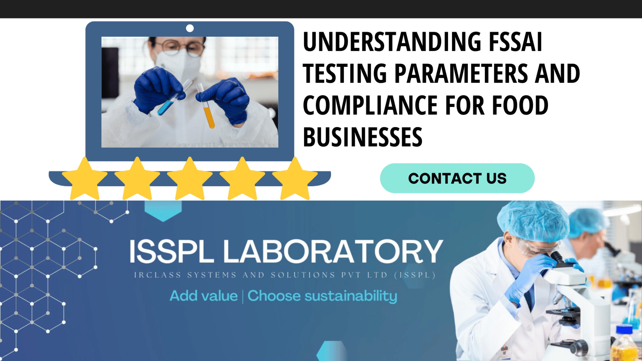 Analytical Testing Laboratory in India | ISSPL Testing Lab